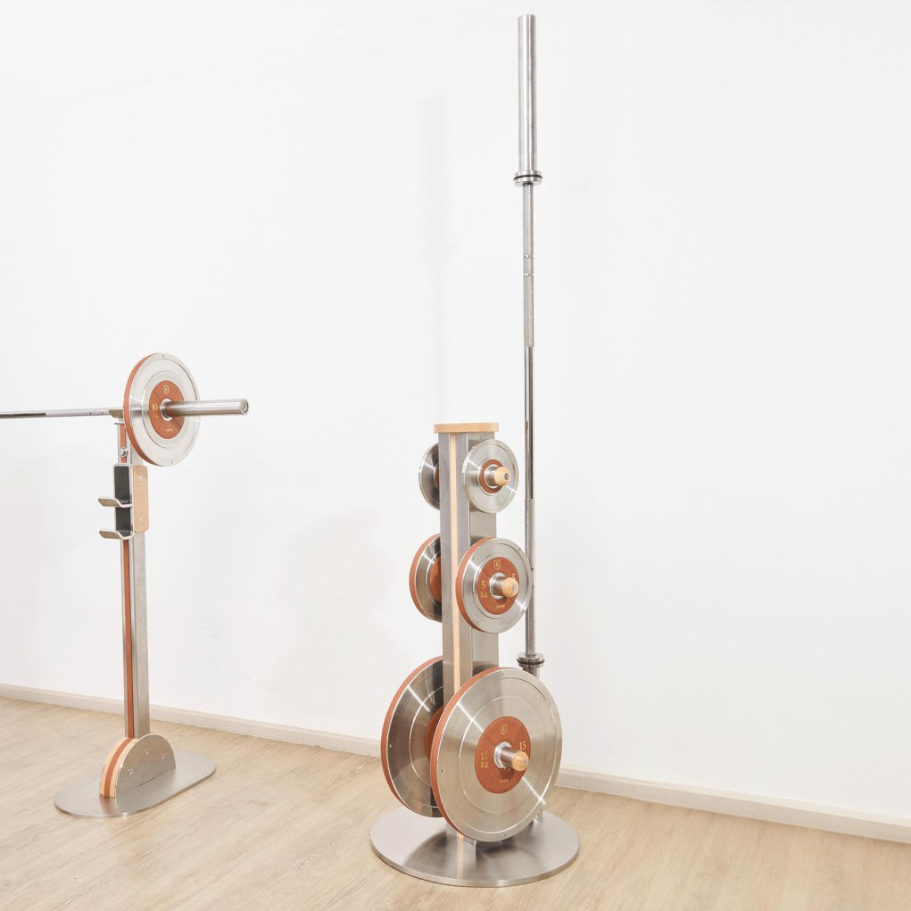 Fysik Vertical Weight Plate Tower & Weights by Fysik | Sportova
